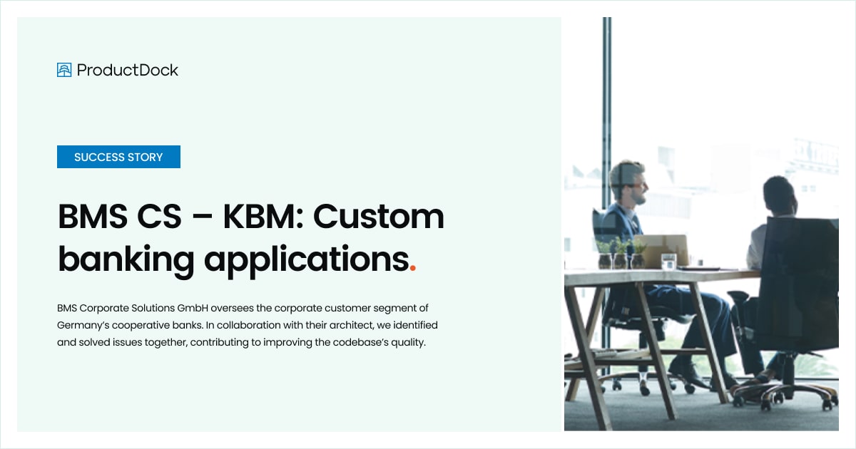 BMS CS KBM: Codebase revitalization | ProductDock