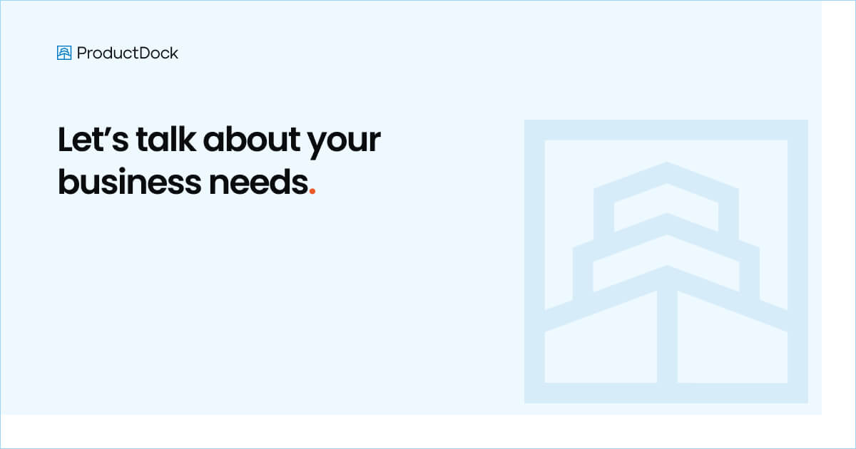Thank you for expressing your interest! | ProductDock AG