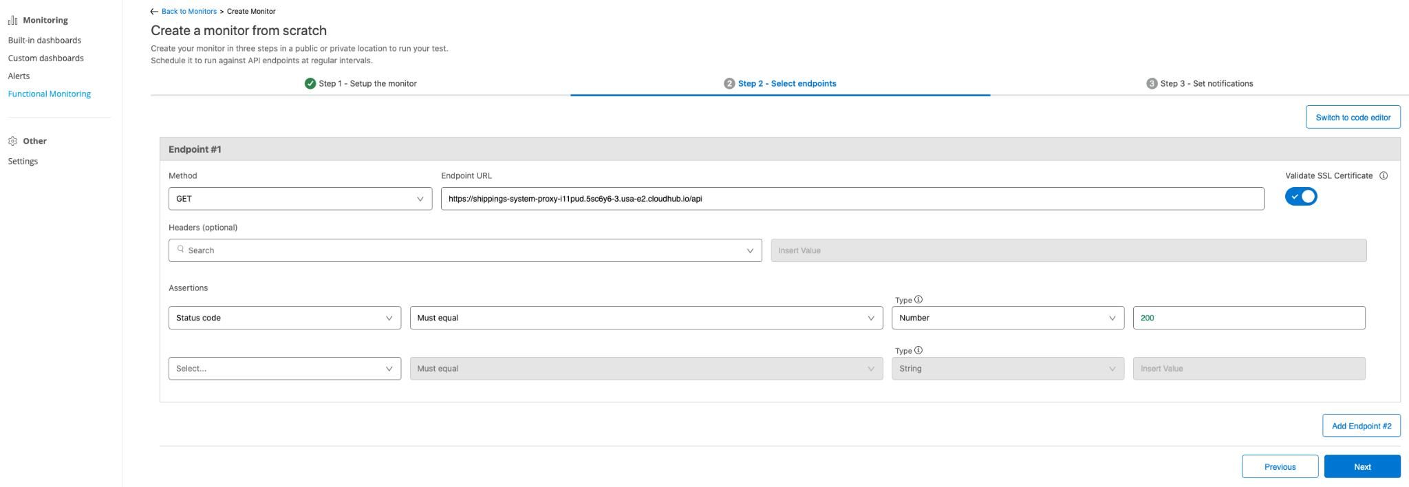 Monitoring APIs with BAT CLI