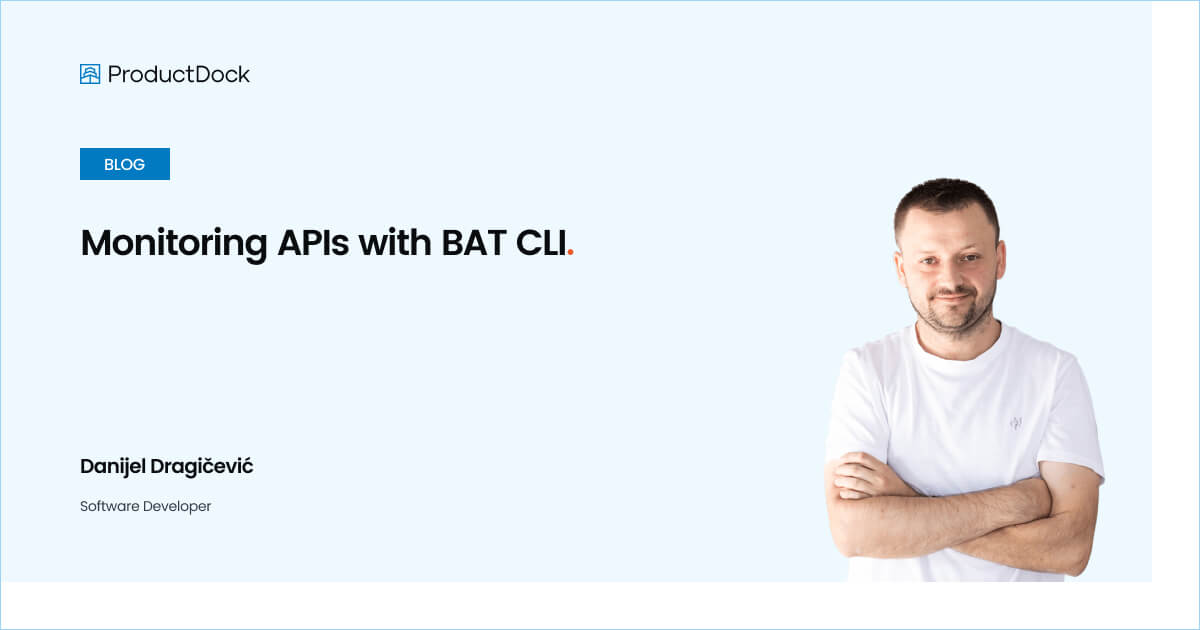 Monitoring APIs with BAT CLI